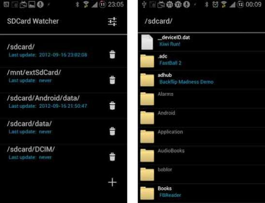 SDCard Watcher Checks Apps that Cluttering your SD Card with Obscure Folders (Android) - Techtrickz