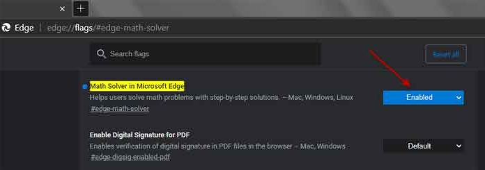 How to Enable Math Solver on Microsoft Edge and How to Use it - Techtrickz