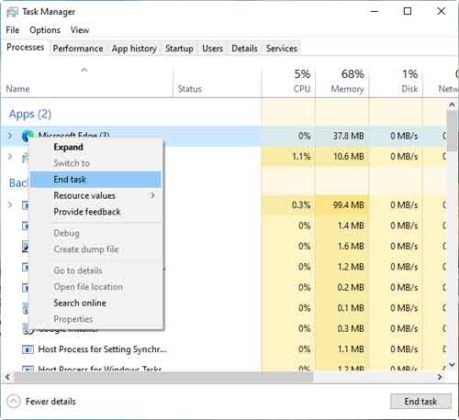 4 Methods to Force Close Not Responding Apps on Windows 10 - Techtrickz