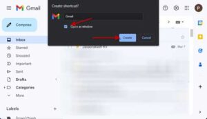 How to Create Gmail Shortcut for Windows 11 Taskbar and Open Gmail Like ...