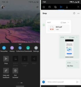 How to Use Microsoft Edge Drop Feature to Transfer Files Between ...