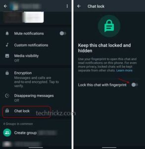 How to Lock and Hide a Contact or Group Chat in WhatsApp Using Chat ...