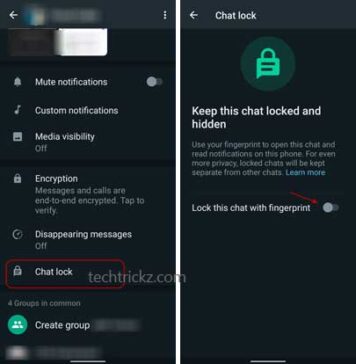 How to Lock and Hide a Contact or Group Chat in WhatsApp Using Chat ...