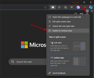 Microsoft Edge: How to Split Your Screen Vertically or Horizontally ...
