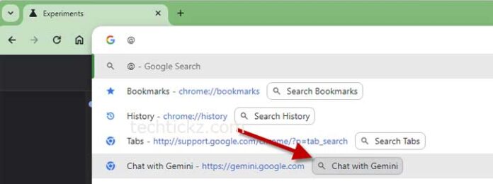 How to Enable Gemini AI Chat in Google Chrome Browser - Techtrickz