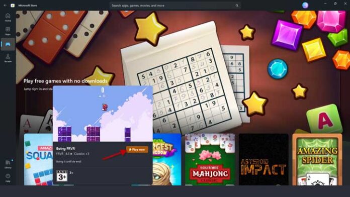 Play Games on Microsoft Store Without Installing Them on Windows 11 PC ...