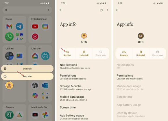 How to Manually Archive Apps on Your Android Phone - Techtrickz