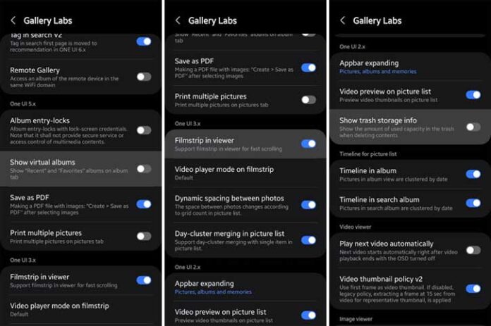 How to Enable Hidden Gallery Labs Option in Samsung Galaxy Phones ...