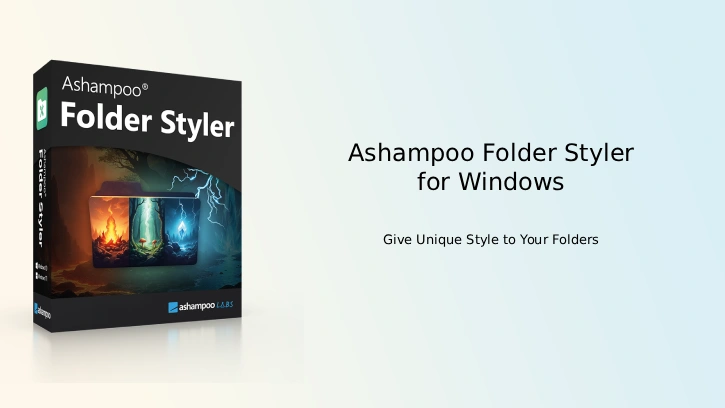 Ashampoo Folder Styler Free License: Give Unique Style to Your Folders - Techtrickz